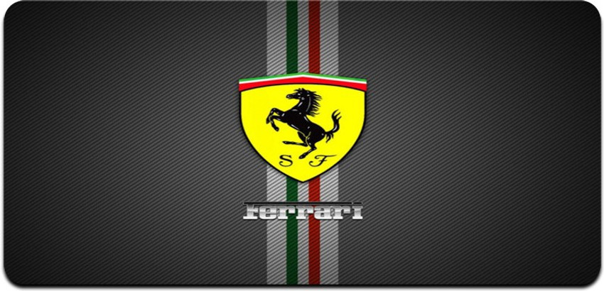 Ferrari Logo Black Wallpaper Hd