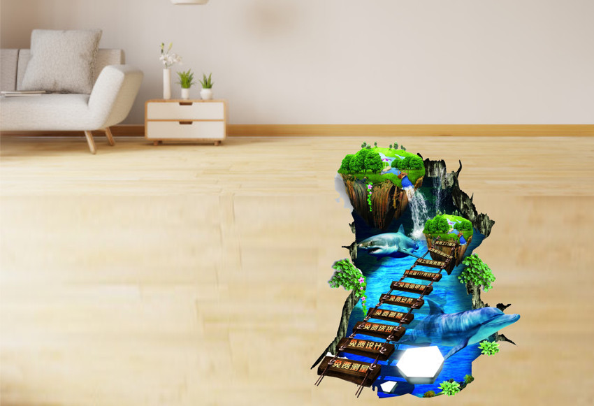 3d flooring stickers store
