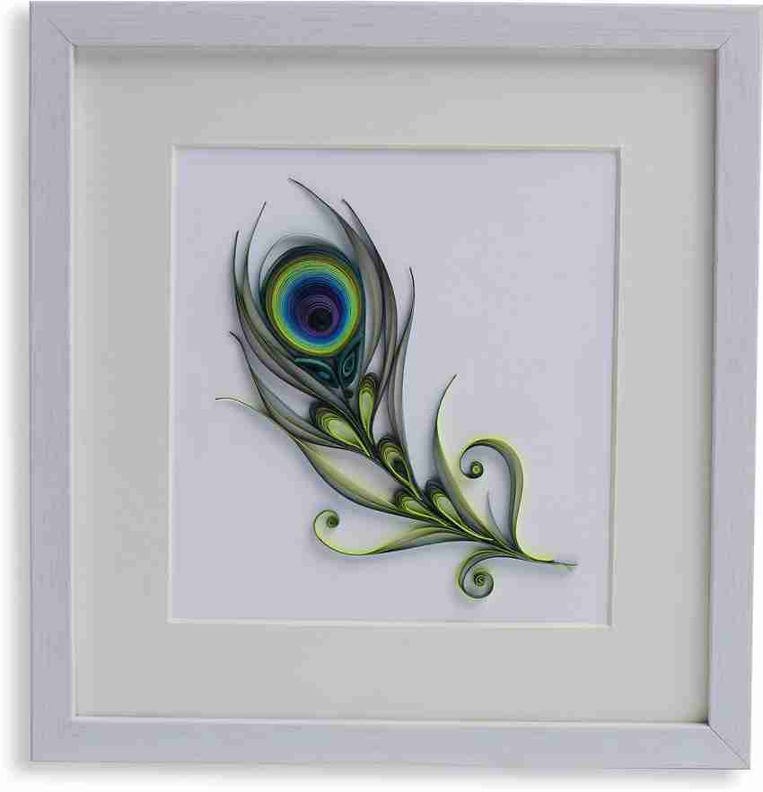 Peacock Feather Frame