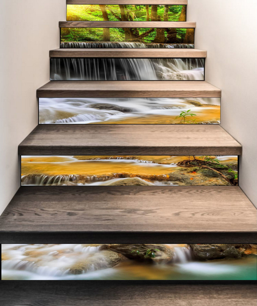 Waterfall Under Stairs
