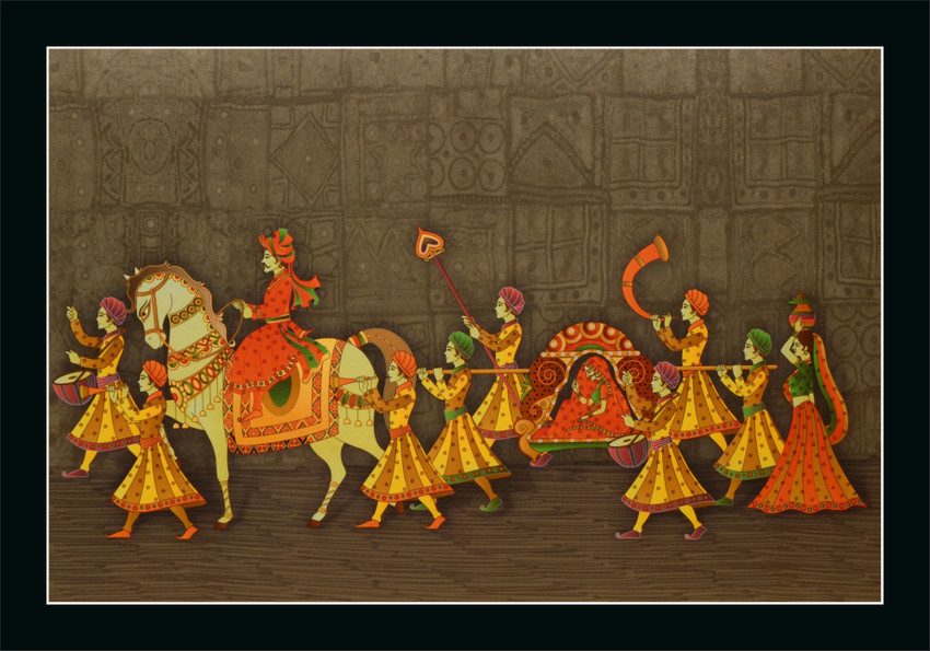 Indian Traditional Wedding Paintings