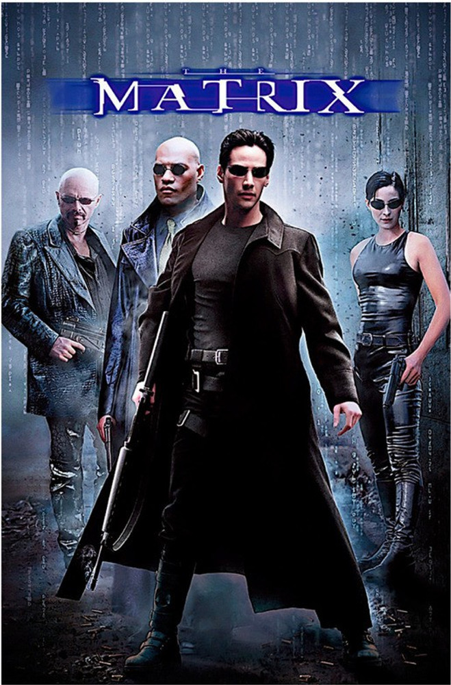 Original 1999 Advance THE MATRIX One-sheet Movie Poster