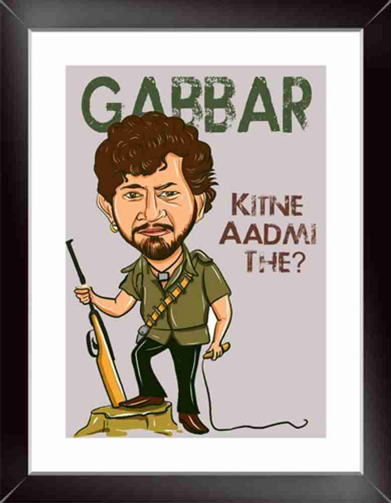 Gabbar Singh Sholay Poster