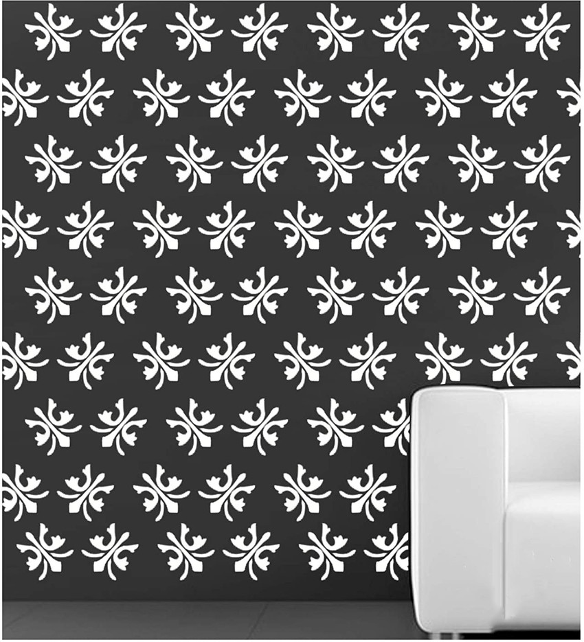 Giant Wall Stencils Ikat