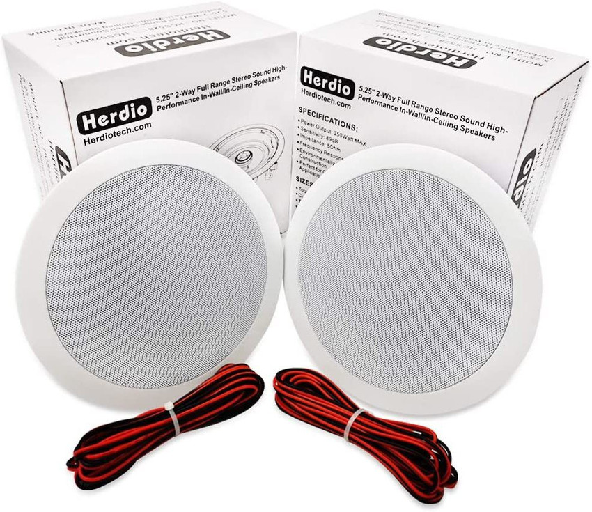 Avid In Wall Bluetooth Amplifier With Ceiling Speakers | Shelly Lighting