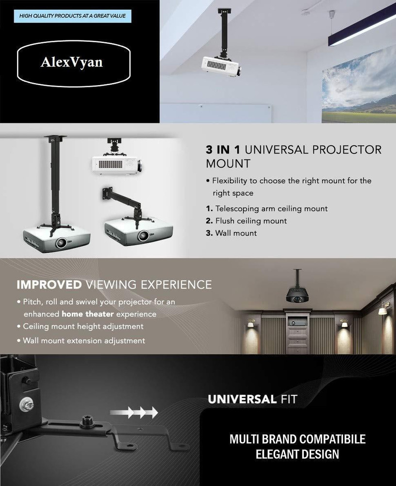 Ceiling Mounted Microphone Stand | Shelly Lighting