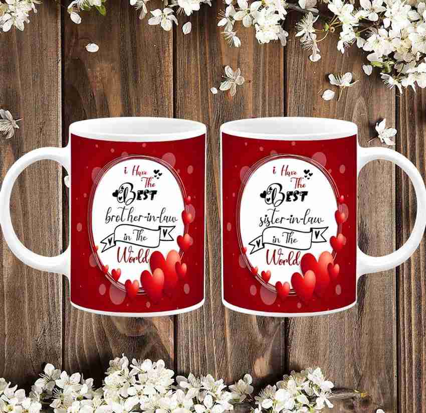 TrendoPrint I Have The Best Brother In Law Sister In Law Birthday and Wedding Anniversary Gift for Bhaiya Brother and Bro Bade and Bhaiya Bhai and Big Brother and Sister In Law