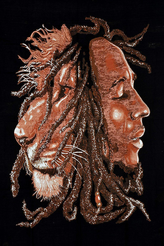 Bob Marley Lion Poster