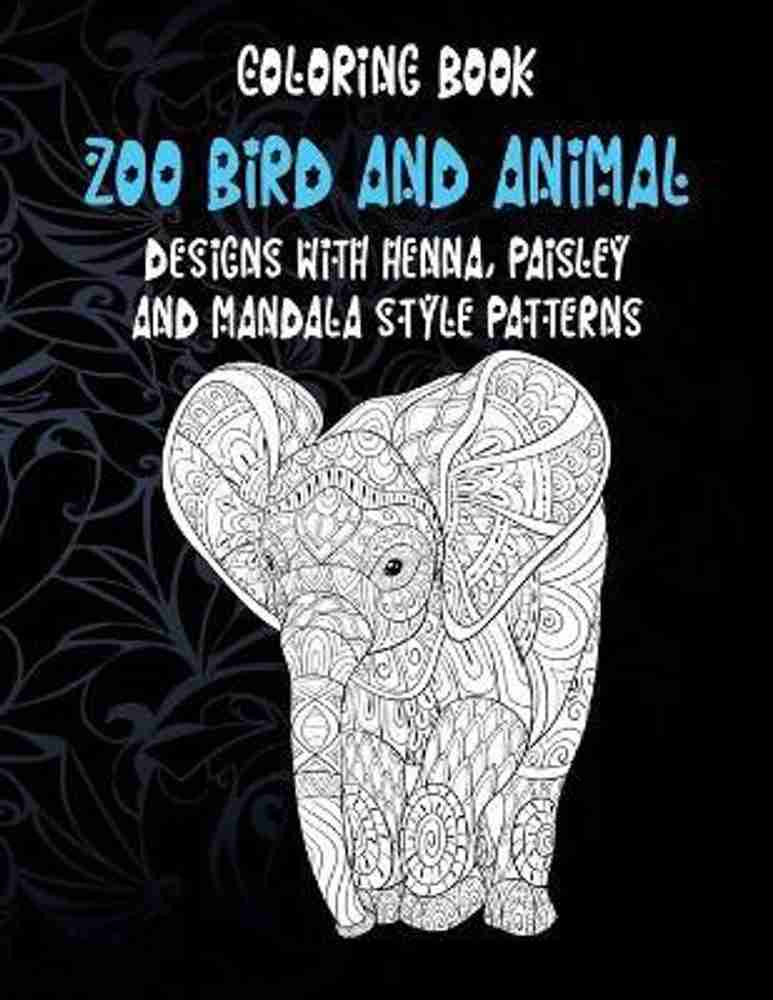 paisley animal coloring pages