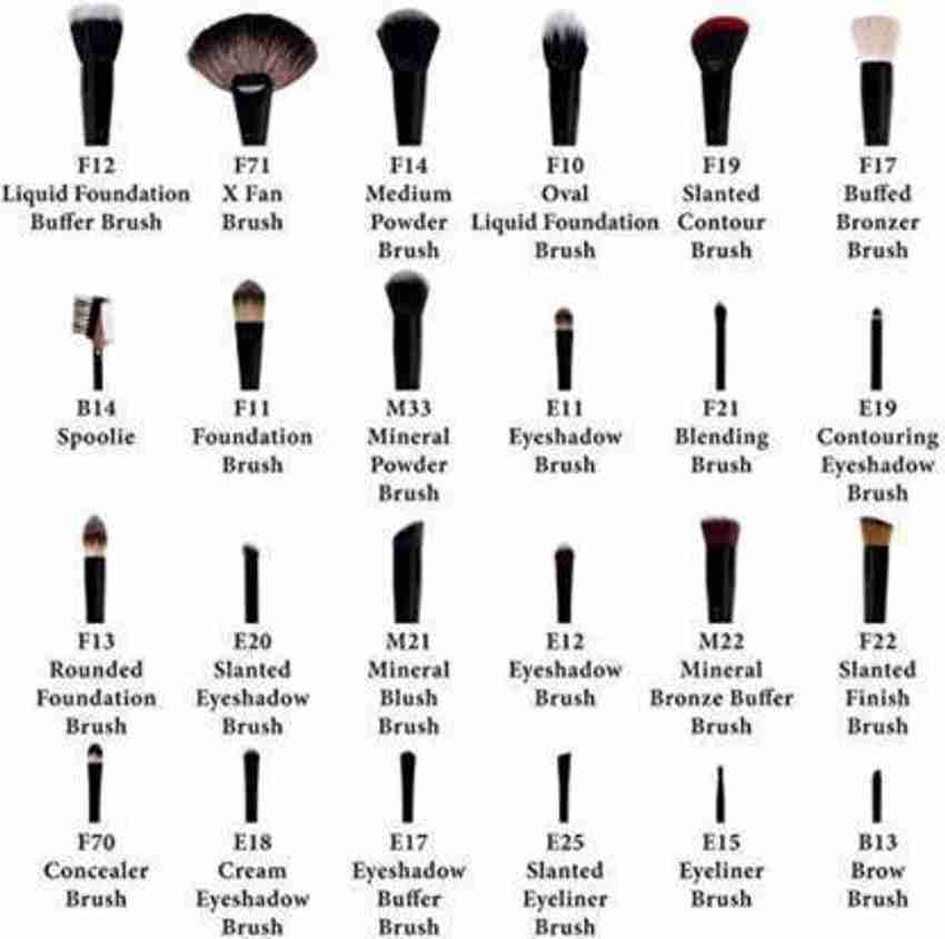 Signature X Professionals 24Pcs Makeup Brush Set Makeup Tool Kit With Leather Pouch Pack of 24 Price in India Buy Signature X Professionals 24Pcs Makeup Brush Set Makeup Tool Kit With