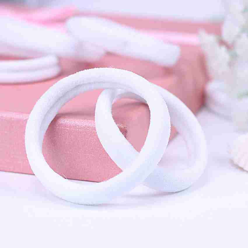 White hair ties store