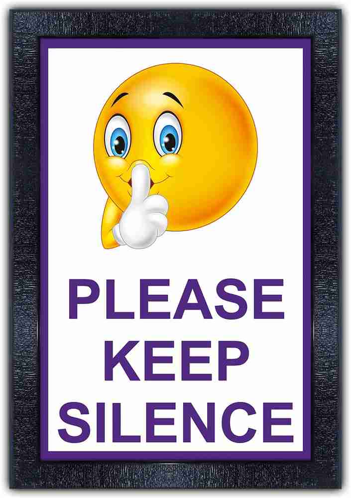Silence Please Smiley