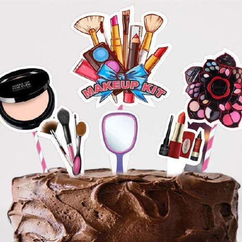 Makeup Themed Cake Decorations | Saubhaya Makeup