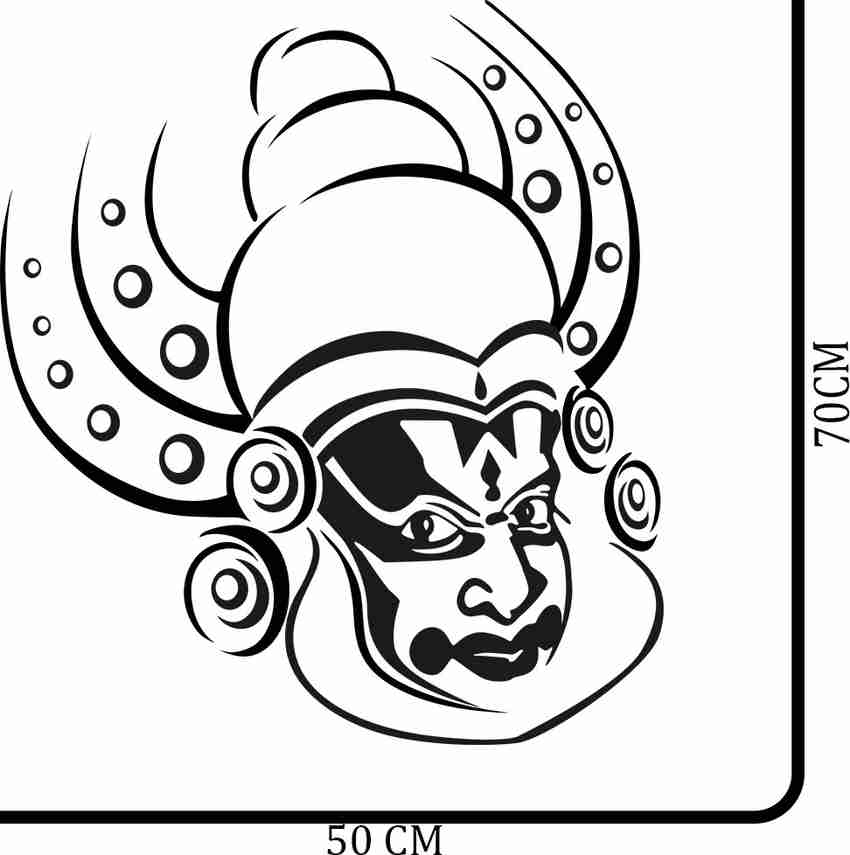 Kathakali Face Clip Art