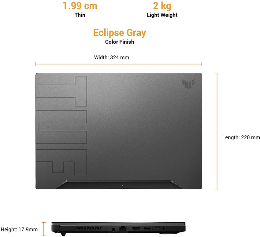 ASUS ASUS TUF Dash Series Intel Core i5 11th Gen Intel® Core ASUS ASUS TUF Dash Series Intel Core i5 11th Gen Intel® Core
