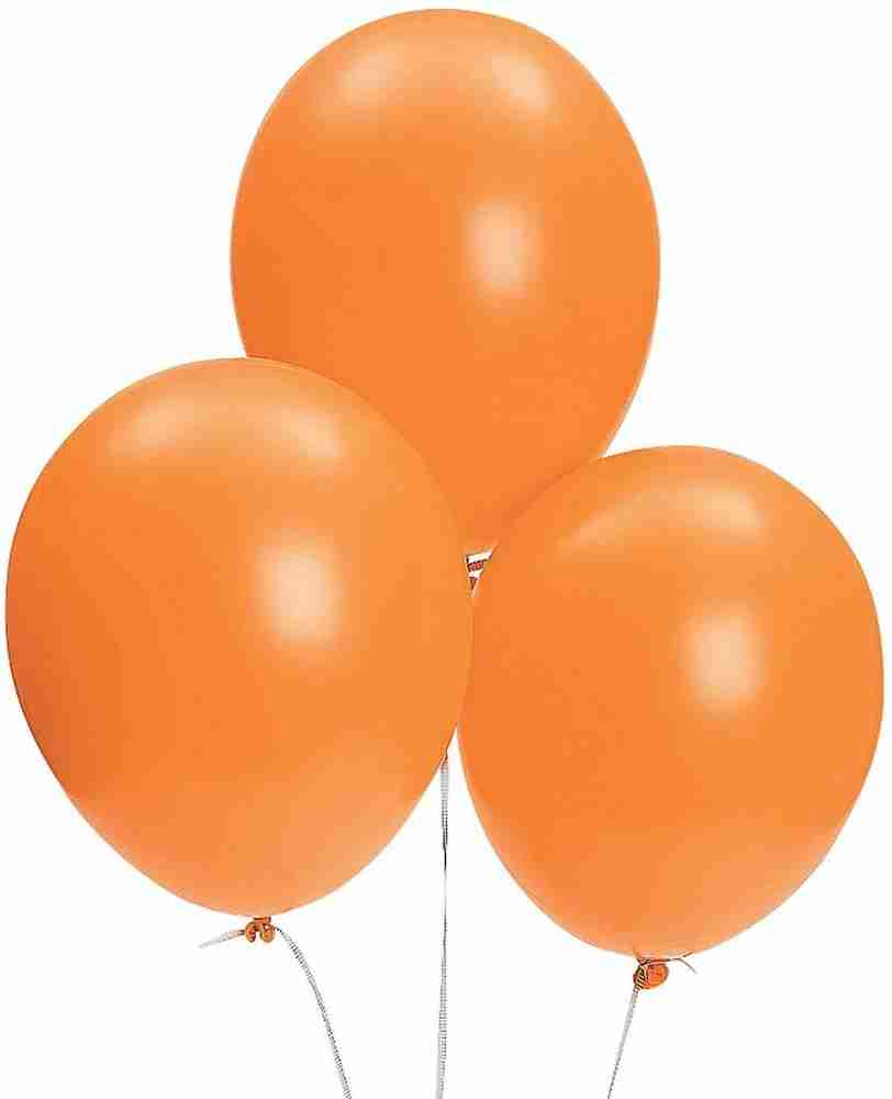 Flipkart Wonder Solid Orange Balloons for Aesthetic Decoration Balloon Arch Orange Balloon Set of 75 Balloon Balloon