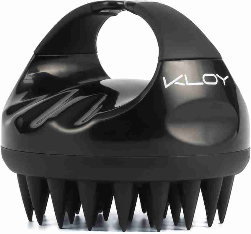 KLOY Hair Scalp Massager Exfoliator Shampoo Brush with Soft Silicone Bristles Anti Dandruff Black Price in India Buy KLOY Hair Scalp Massager Exfoliator Shampoo Brush with Soft Silicone Bristles Anti...