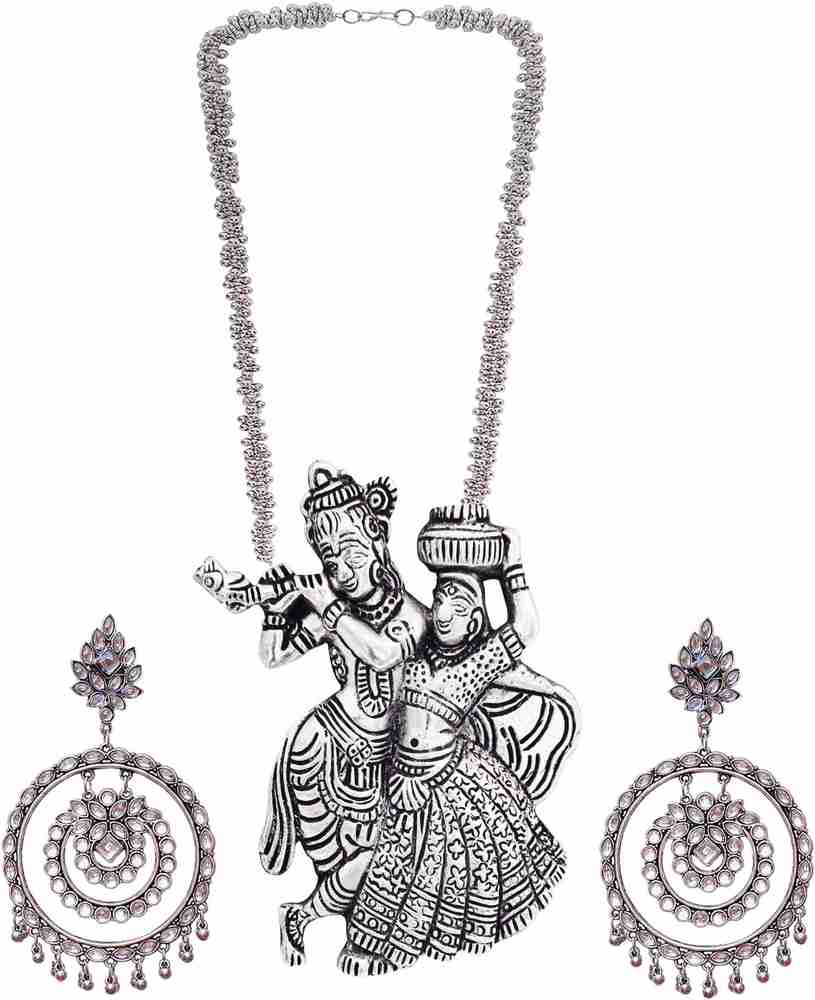 Total fashion Oxidised Silver Silver Jewellery Set Price in India Buy Total fashion Oxidised Silver Silver Jewellery Set Online at Best Prices in India Flipkart