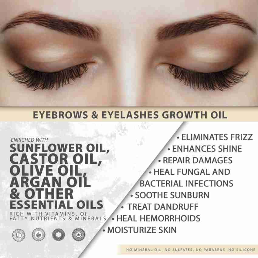 SKOOKUM Eyebrow Lash Growth Serum EyeBrow Eyelash Growth Oil Serum With Castor Oil Almond Oil Vitamin E 30 ml Price in India Buy SKOOKUM Eyebrow Lash