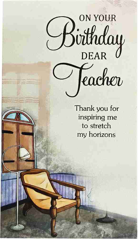 Happy Birthday Cards For Teachers