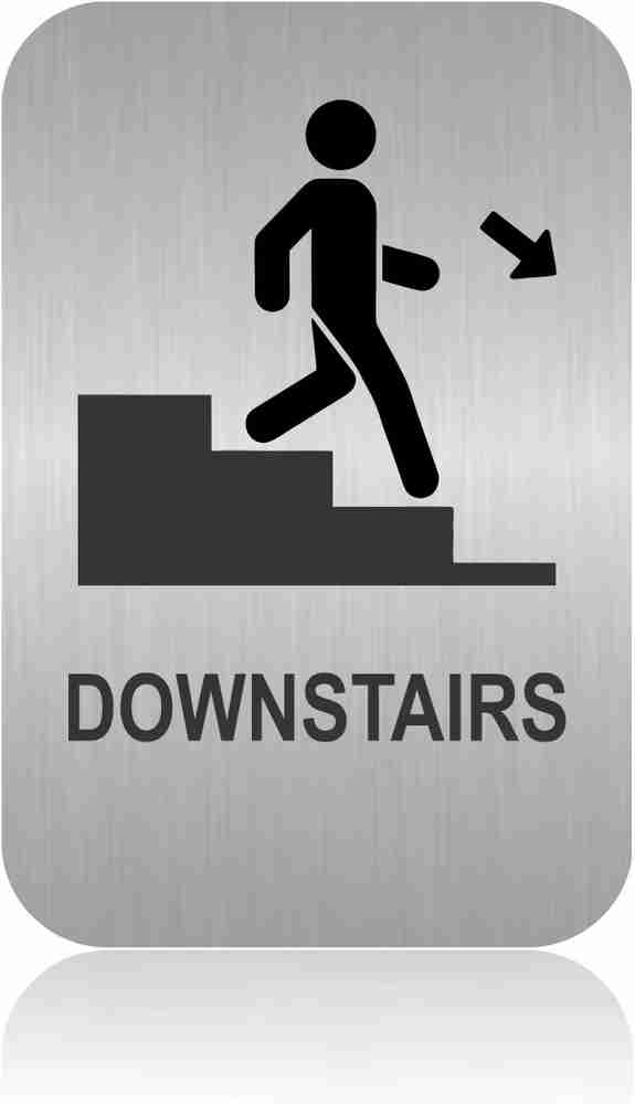 Down Stairs Sign