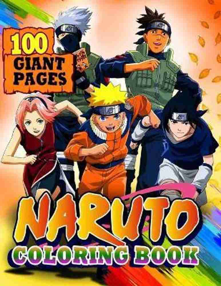 naruto coloring book pages