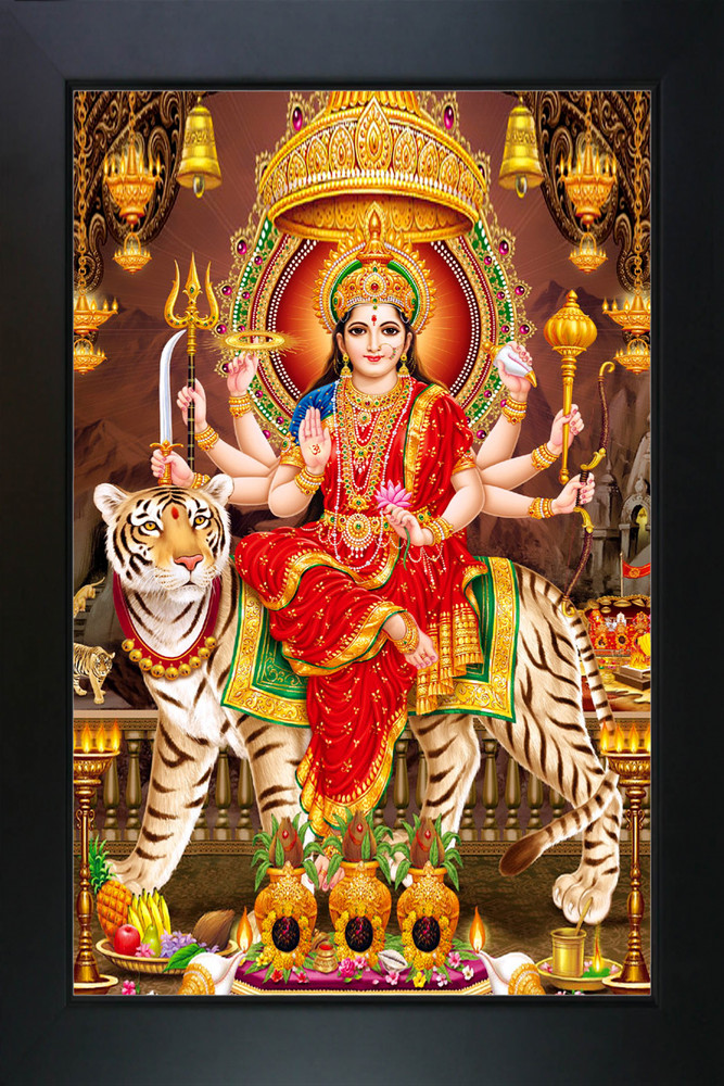 Cute Beautiful Images Of Maa Durga Nice Maa Durga Image Stock Photo