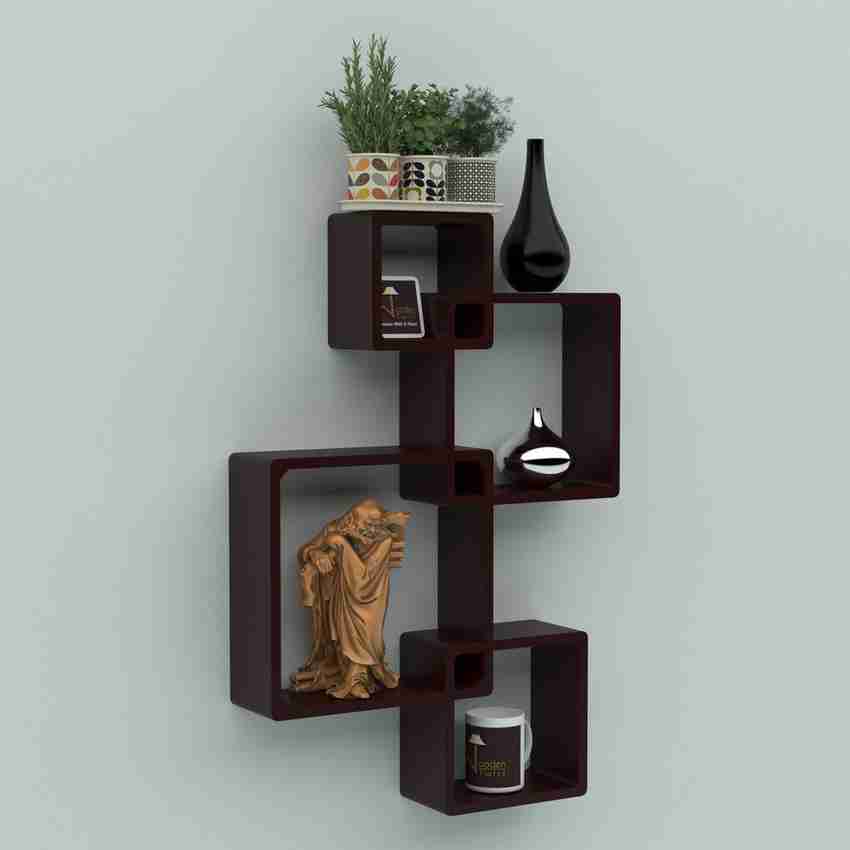 Wooden wall shelves flipkart store