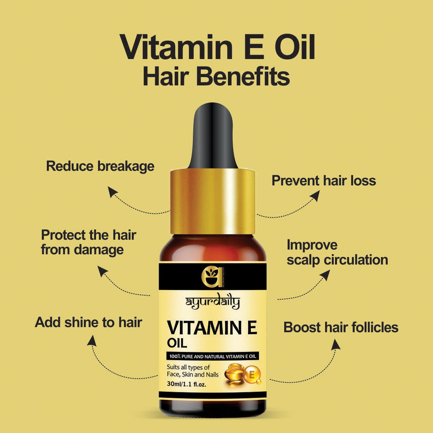 Ayurdaily Pure Vitamin E Oil 100 Natural Therapeutic Grade for all type Face and Nails Price in India Buy Ayurdaily Pure Vitamin E Oil 100 Natural Therapeutic Grade for all type