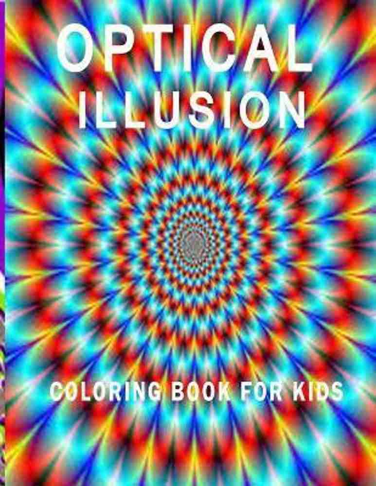 optical illusion coloring pages for kids