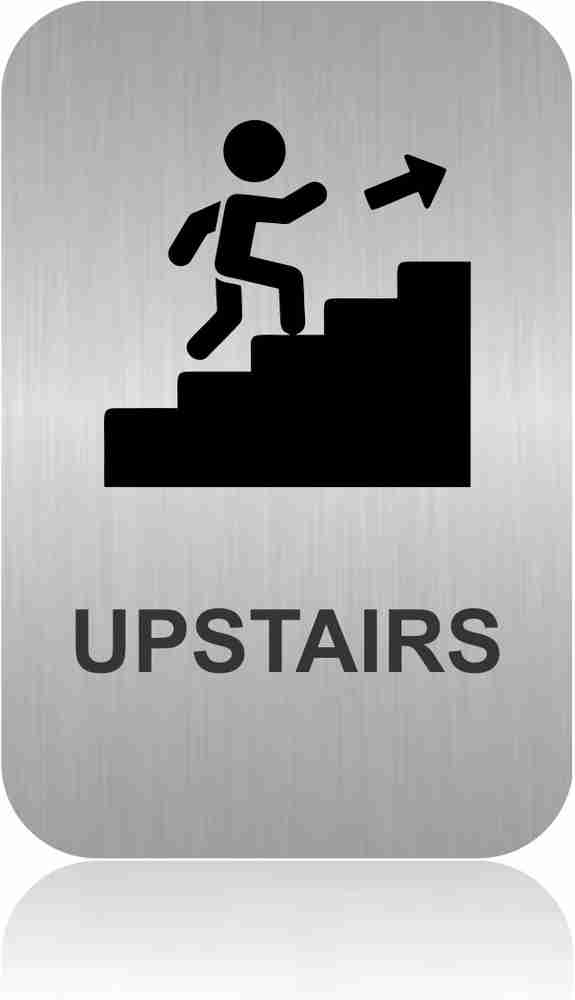 Upstairs Sign