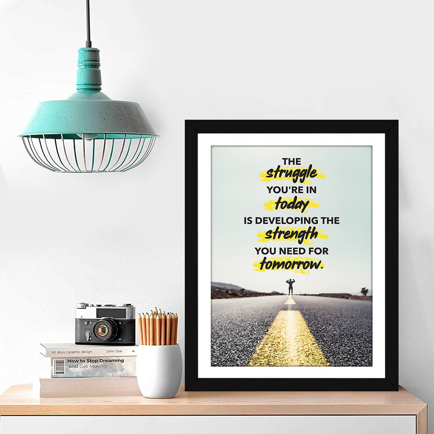 Study Room Quotes Successful People Motivational Quote Wall Frames,