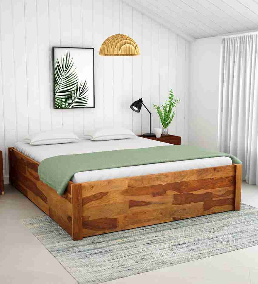 House Of Kuber Solid Sheesham Wood King Size Diwan Bed With Storage For Bed Room. Solid Wood King Box Bed Price in India Buy House Of Kuber Solid Sheesham Wood King