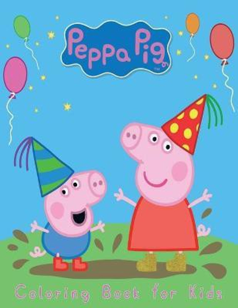 happy birthday peppa pig coloring pages
