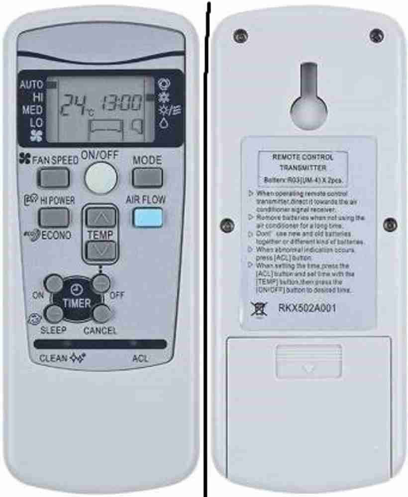 Mitsubishi ac remote store