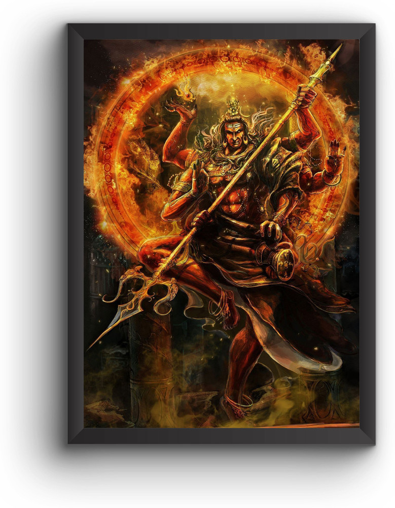 Lord Shiva In Rudra Roop