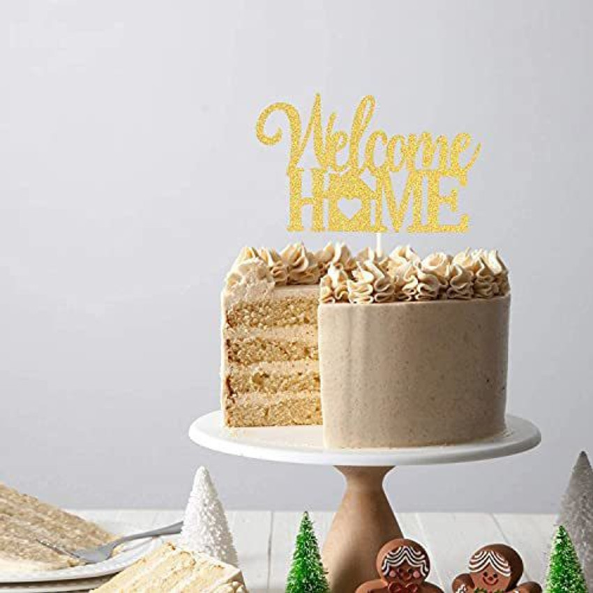 Welcome Home Cake Topper Diy Diy Cake Topper Welcome Welcoming The