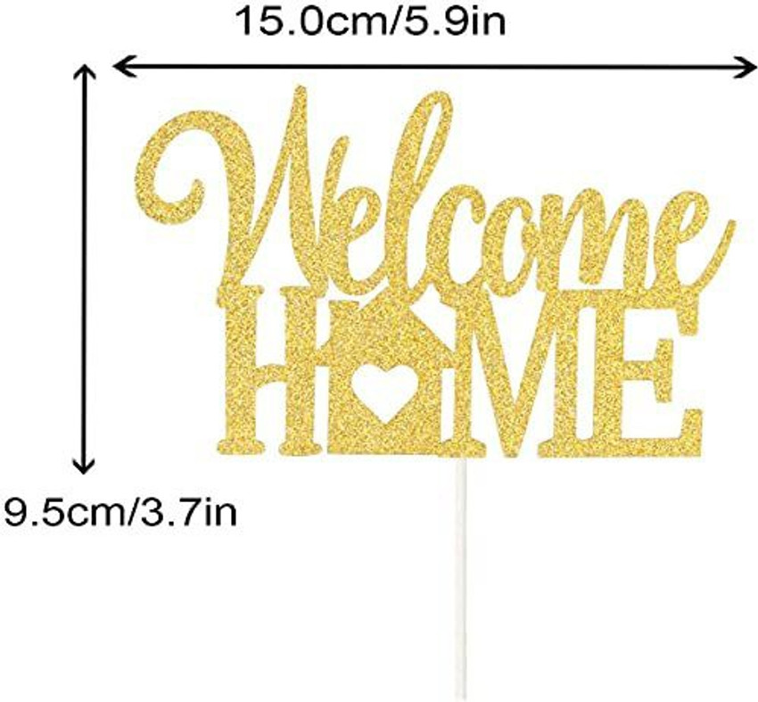 Welcome Home Cake Topper Diy Diy Cake Topper Welcome Welcoming The