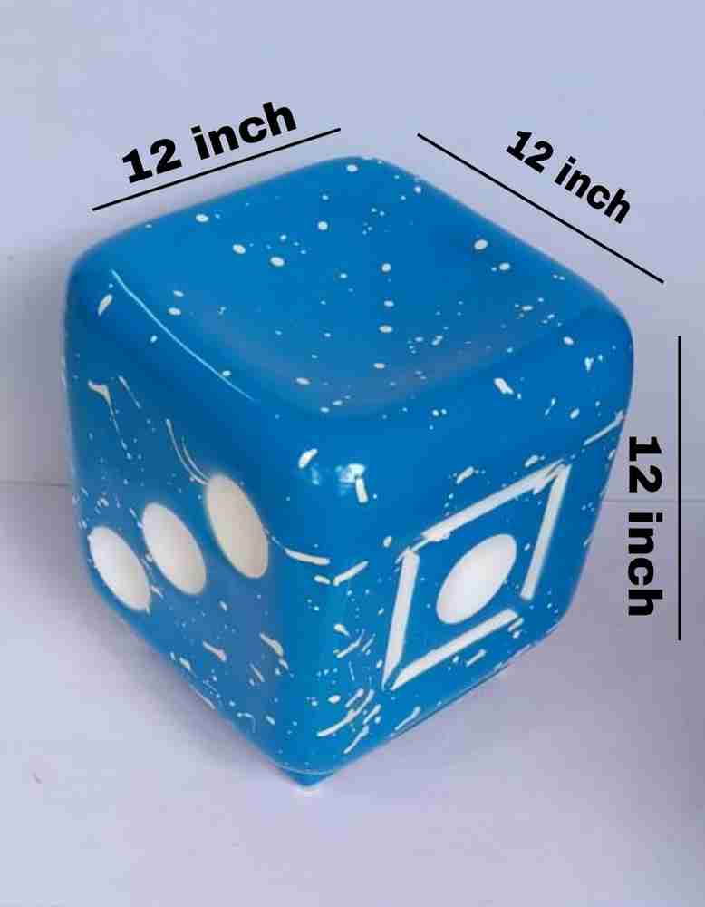 Ludo Antique Dice Stool Fabric Stool