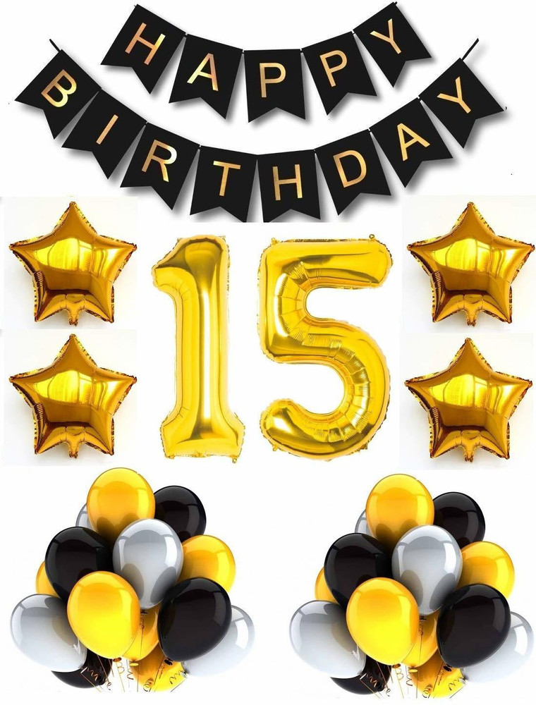 Happy 15th Birthday Balloon
