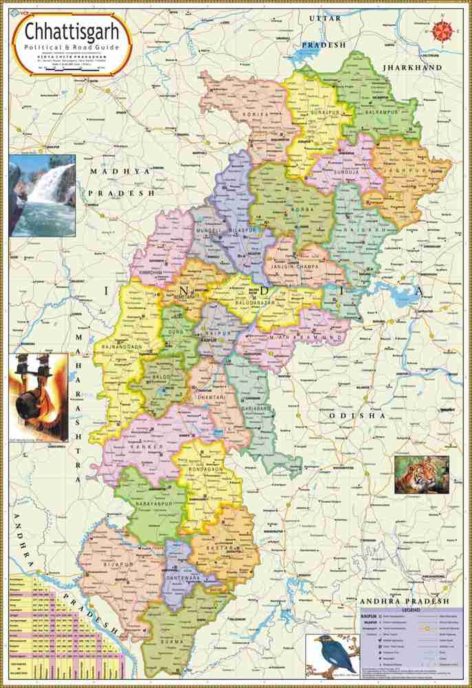High Resolution (HD) Map Of Chhattisgarh [Updated 2023], 58% OFF