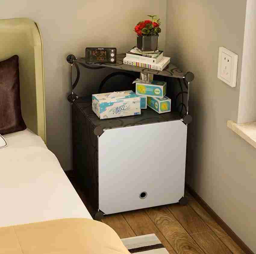 Side table with drawer plastic store