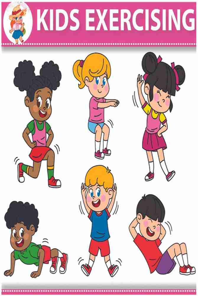 Kids Exercising Clipart