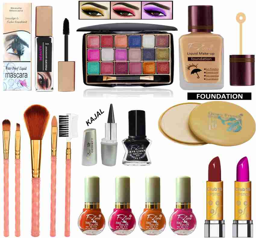 CLUB 16 Daily use Party Wear Makeup Kit Of 17 Makeup Items RMP11 Price in India Buy CLUB 16 Daily use Party Wear Makeup Kit Of 17 Makeup Items
