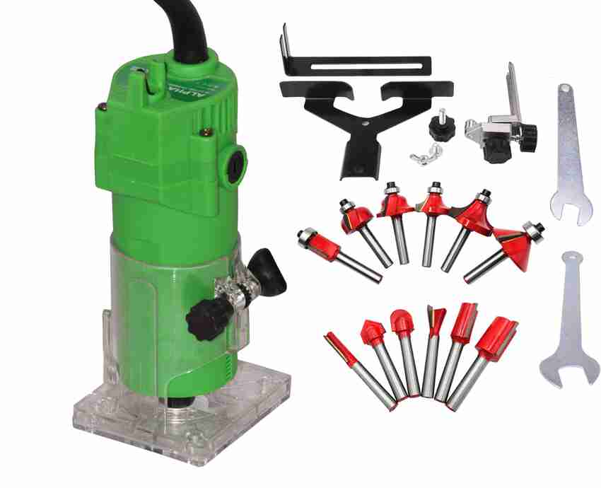 Digital Craft Electric Hand Trimmer 6.0mm 30000RPM Wood Laminate Palms Router Joiners Router for Woodworking Power Tools With 12pc Router Bits Set Rotary Tool Price in India Buy Digital Craft Electric
