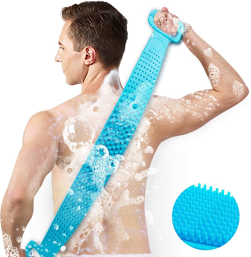 Bath brush for back store