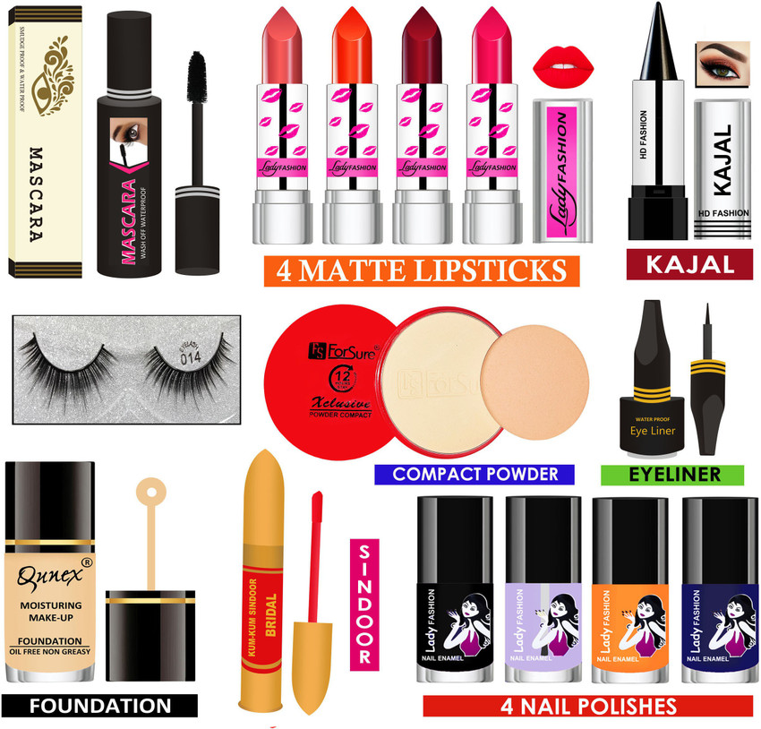 Lady FASHION First Choice Premium Makeup Kit of 15 Items 110721C1305 Price in India Buy Lady FASHION First Choice Premium Makeup Kit of 15 Items 110721C1305 Online In India Reviews Ratings