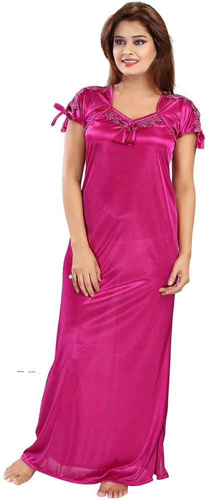 Comfy Satin Night Dress Set