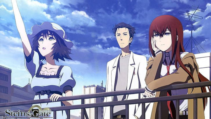 Steins Gate Kurisu And Okabe Wallpaper