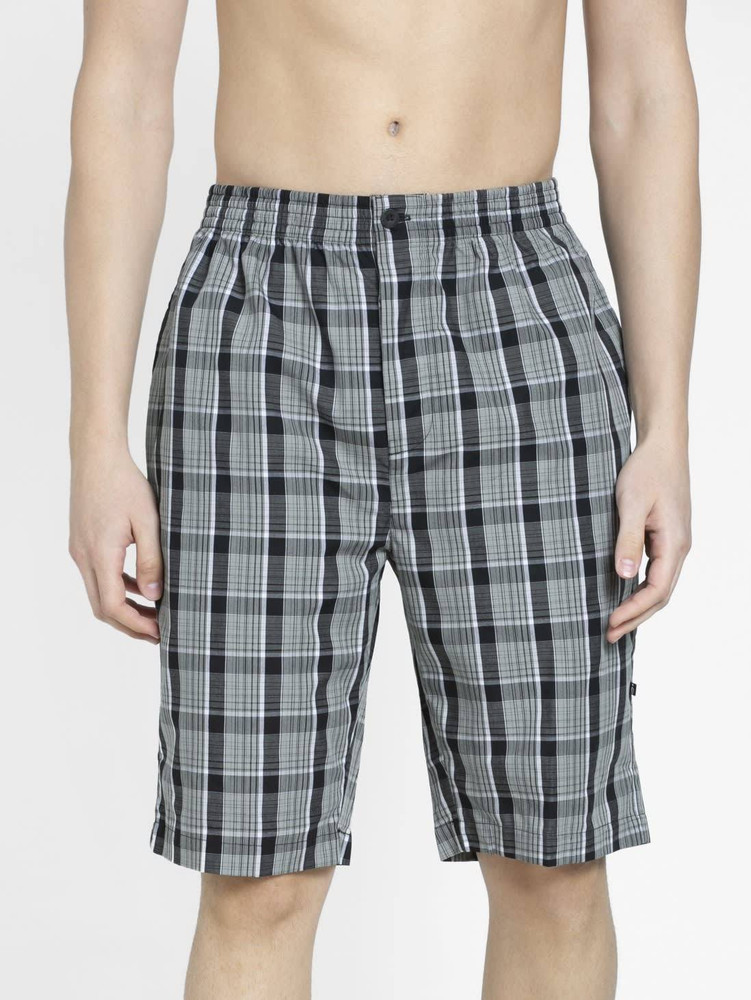 Jockey Man Multi-Color Check Des423 Bermuda 9005 (S): Buy